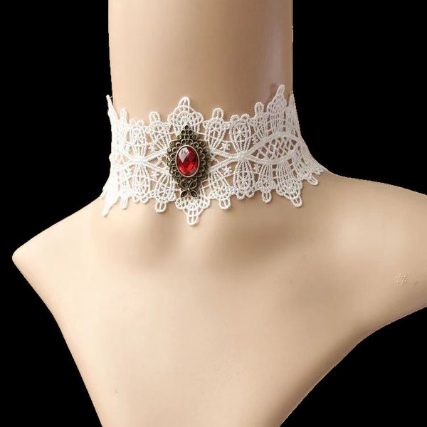 Lace Choker - Etsy