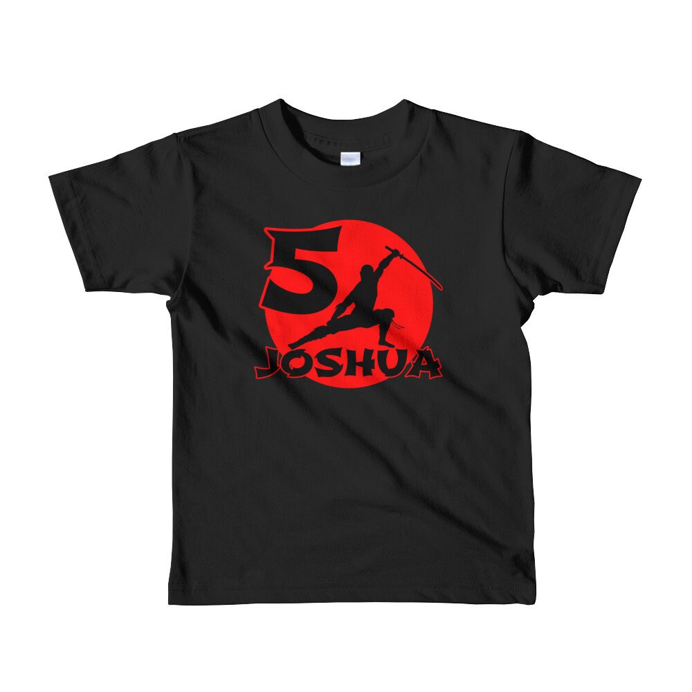 5 Year Old Ninja Shinobi Birthday Personalized for Boys and Girls Short ...