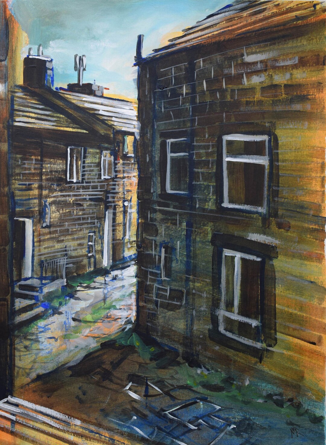Heptonstall Acrylic Painting - Etsy