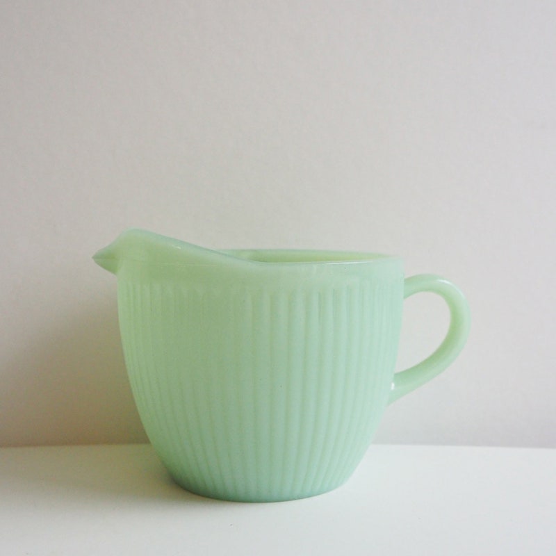 Jadeite Pitcher - Etsy