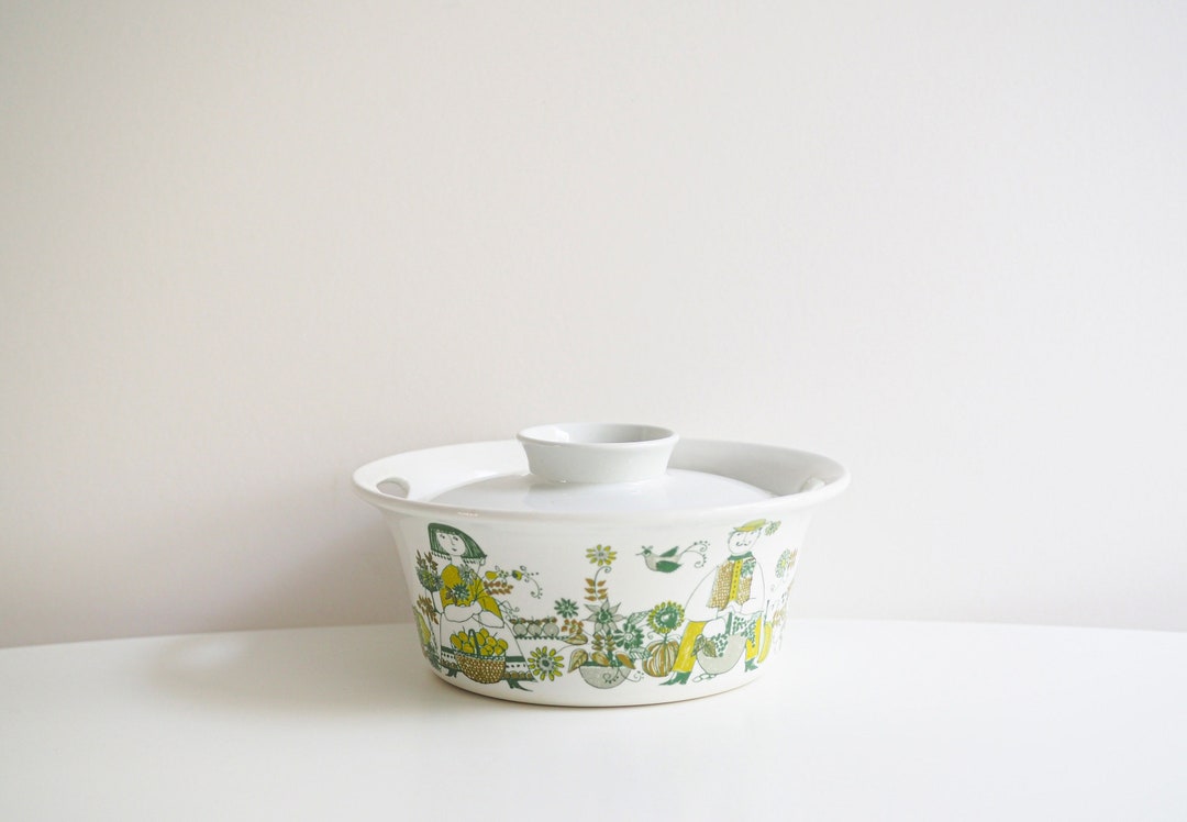 Figgjo Flint * Casserole * Market * Norway * 60s * Very Good Vintage ...