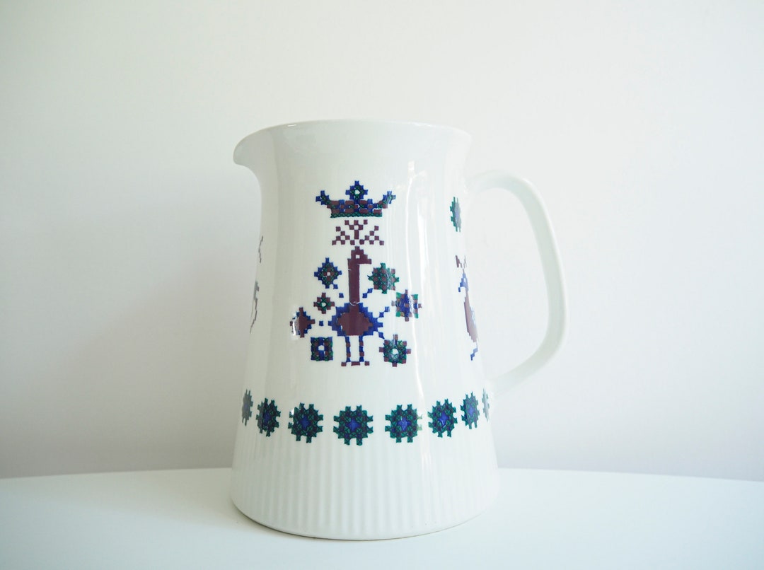 Figgjo Flint * Big Jug * Menu * Made in Norway * 60s * Very Good ...