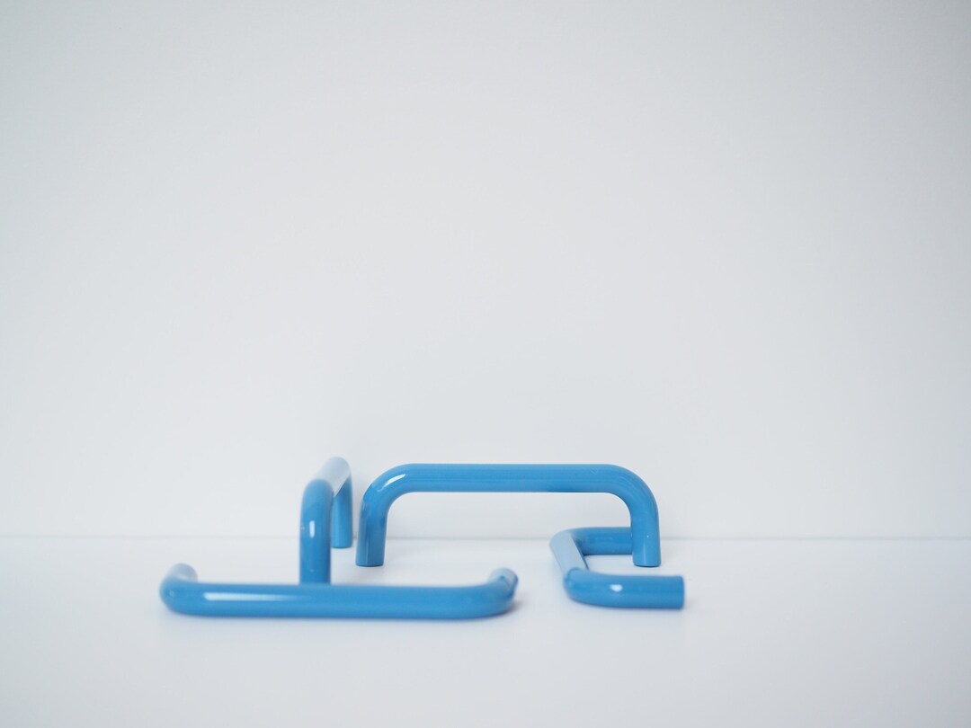Handle * Memphis * Blue * Plastic * 80s * Perfect Vintage Condition - Etsy