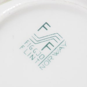 RARE Set of 2 Figgjo Flint Cups and Saucers Granada Made in Norway 60s ...