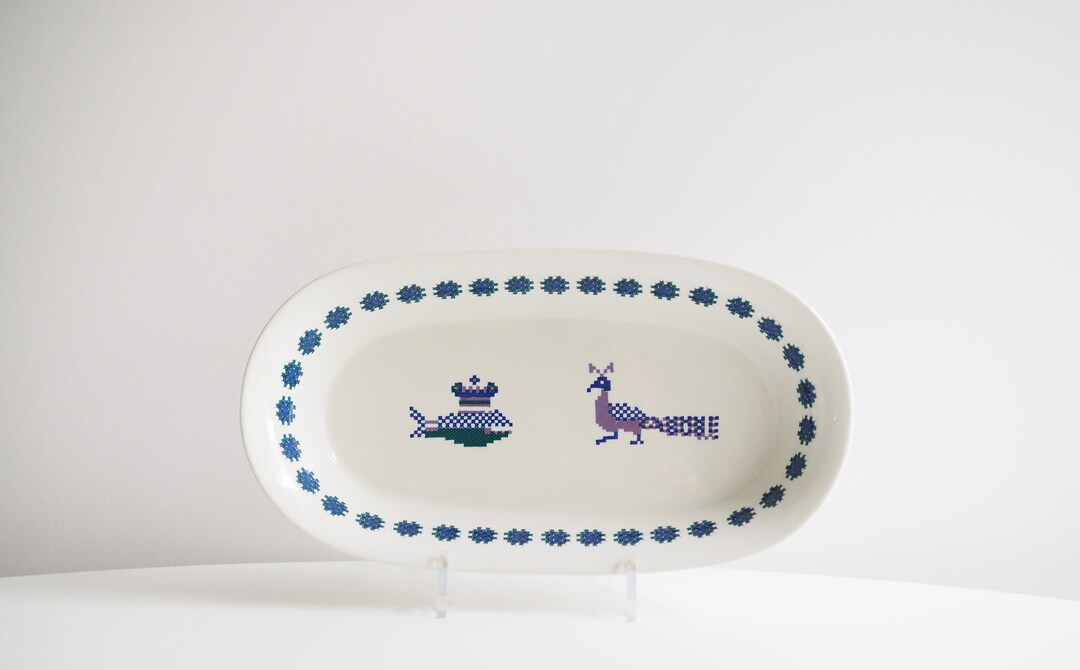 Figgjo Flint * Serving Bowl * MENU * Norway * 60s * Very Good Vintage ...