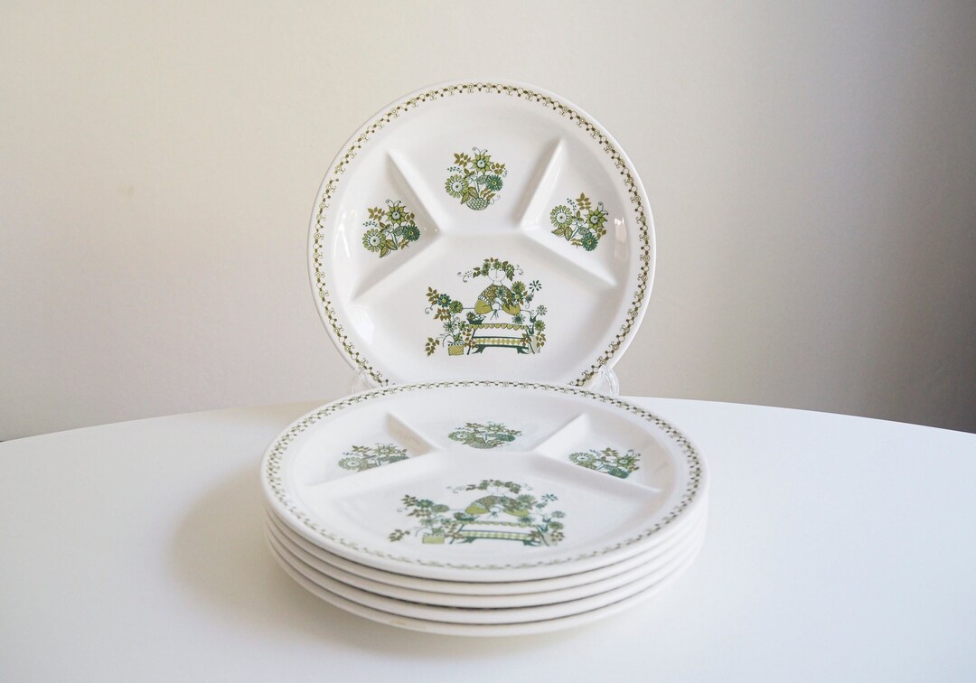 Set of 6 * Figgjo Flint * Fondue Plates * Turi Market * Made in Norway ...