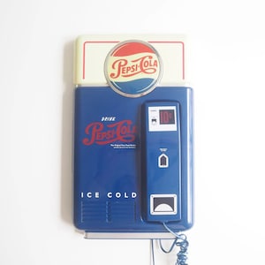 Pepsi Cola Wall Mount Phone Plastic 80s Very Good Vintage Condition - Etsy