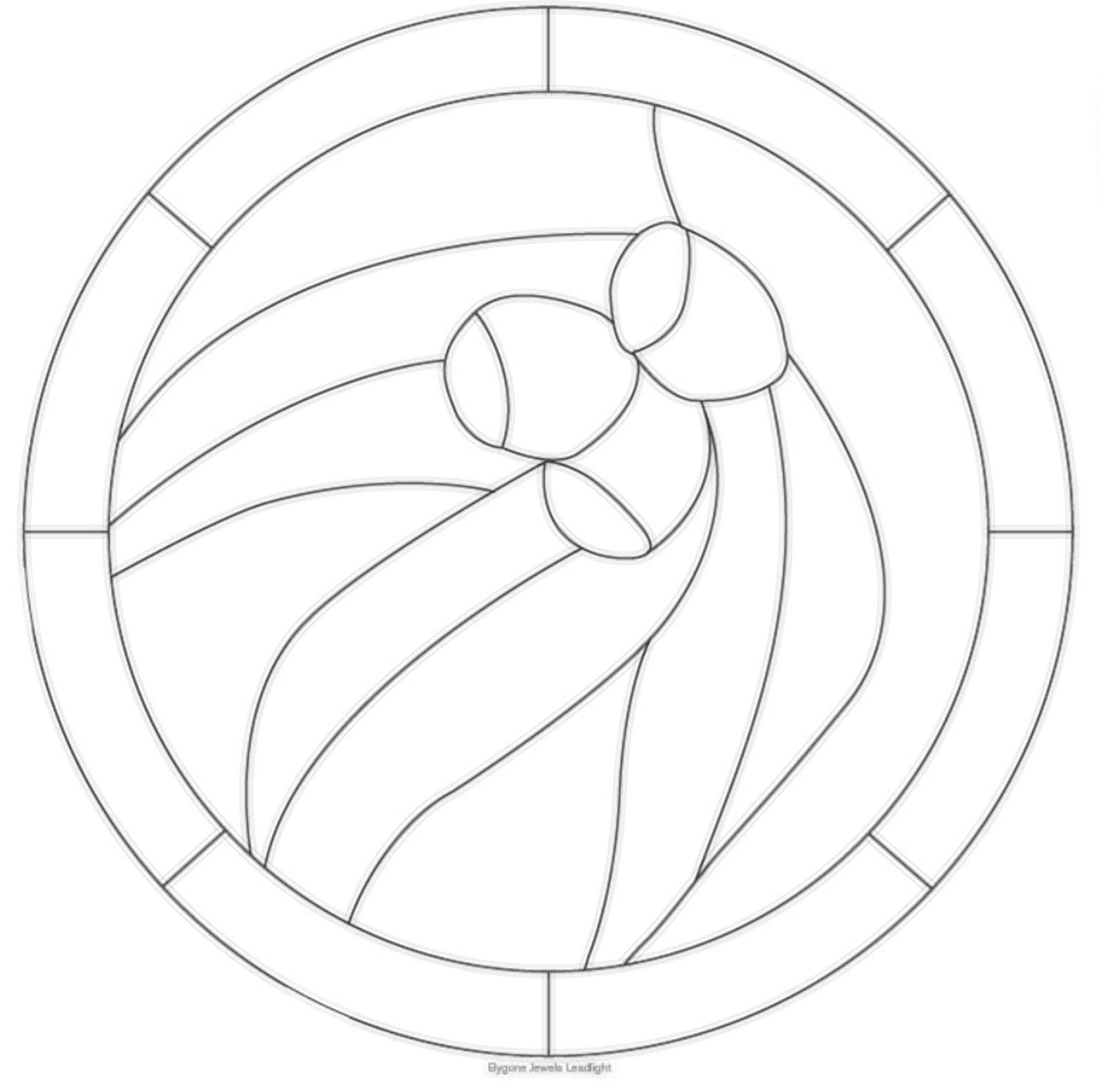 Gum Leaves Leadlight Pattern - Etsy