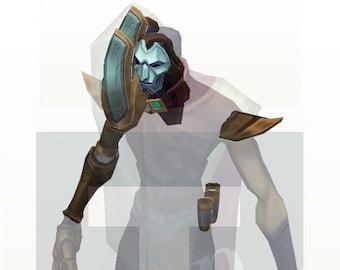 darius cosplay template