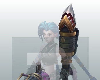 Heartseeker Jinx Cosplay Template for Foam/paper | Etsy