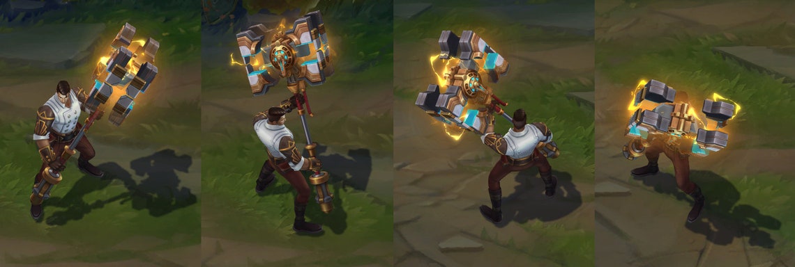 Arcane Jayce's Hextech Hammer (supports Ranged State Too) for Cosplay ...