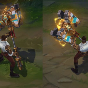 Arcane Jayce's Hextech Hammer (supports Ranged State Too) for Cosplay ...