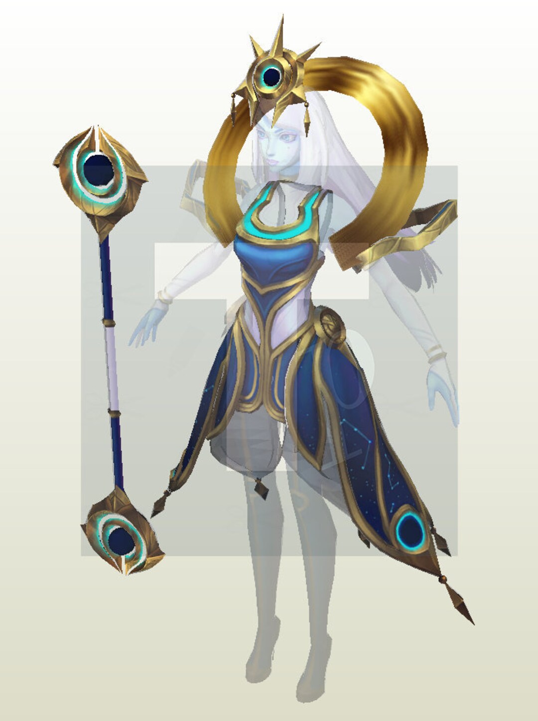 Cosmic Lux Cosplay Template for Foam/paper - Etsy
