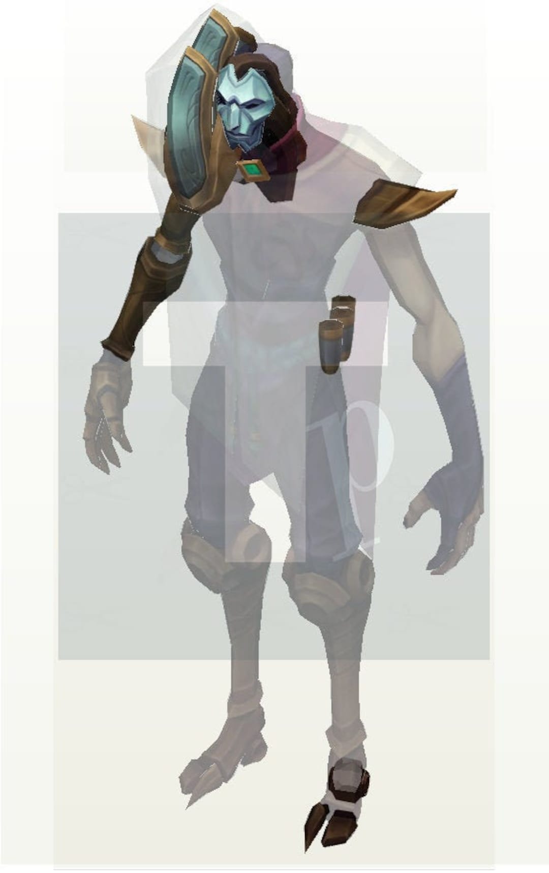 Jhin Cosplay Template for Foam/paper - Etsy