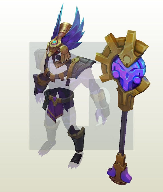 Worldbreaker Nasus Full Cosplay Template for Foam/paper - Etsy Hong Kong
