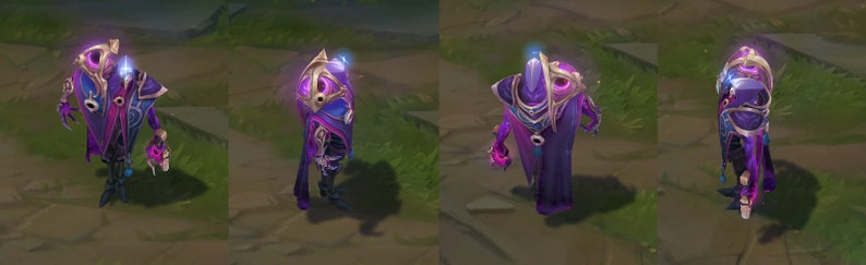 Dark Cosmic Jhin Cosplay Template For Foampaper Etsy