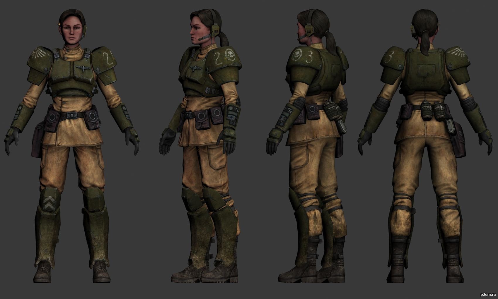 Mira, 2nd Liuthenant, Imperial Guard From Warhammer 40k Cosplay ...