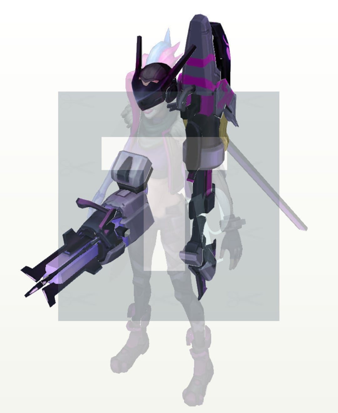 PROJECT Jinx Cosplay Template for Foam/paper - Etsy