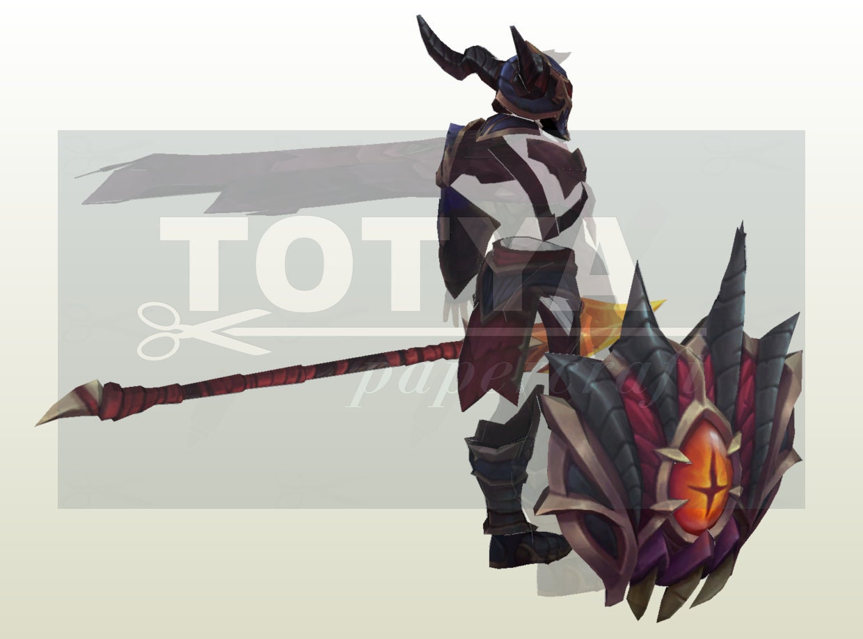 Dragonslayer Pantheon Full Cosplay Template for Foam/paper - Etsy