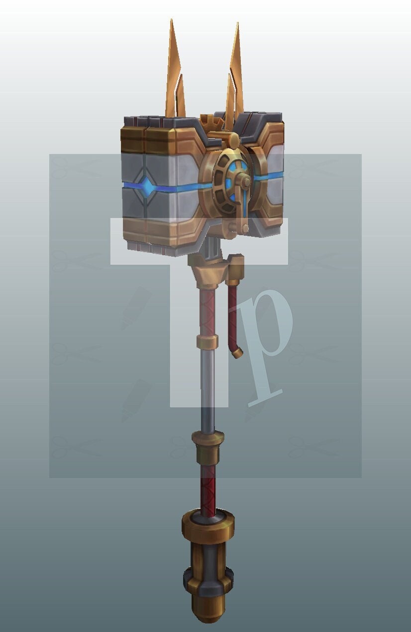 Arcane Jayce's Hextech Hammer (supports Ranged State Too) for Cosplay ...