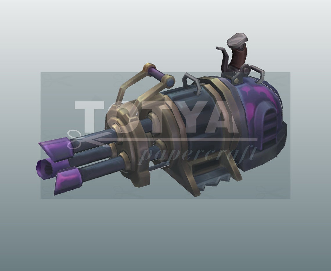 Arcane Jinx Cosplay Template for Foam/paper (+gratis Grenade) - Etsy