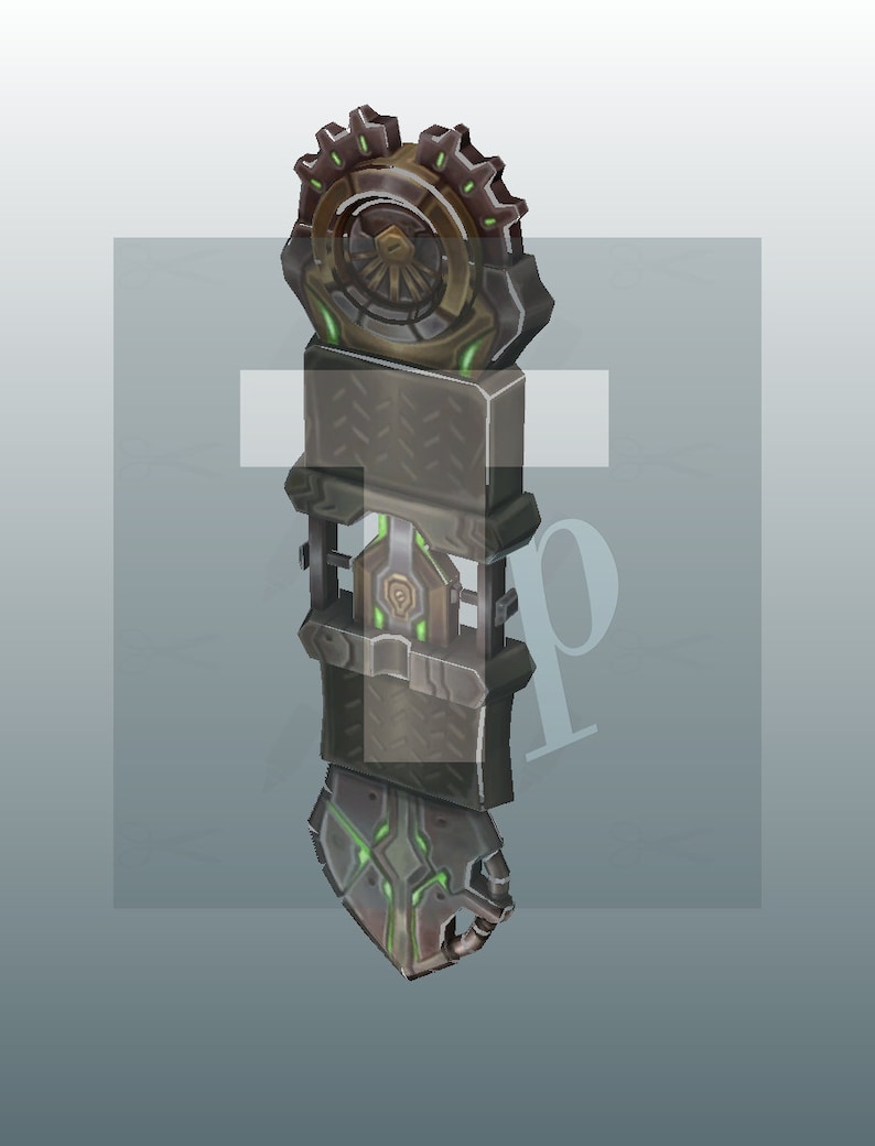 Fireflight Ekko arcane Cosplay Template for Foam/paper - Etsy