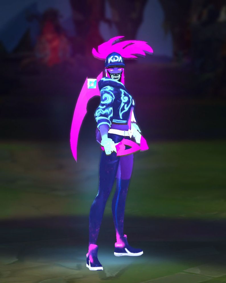 K/DA Akali Weapons Template Model for Foam/paper Cosplay - Etsy Ireland