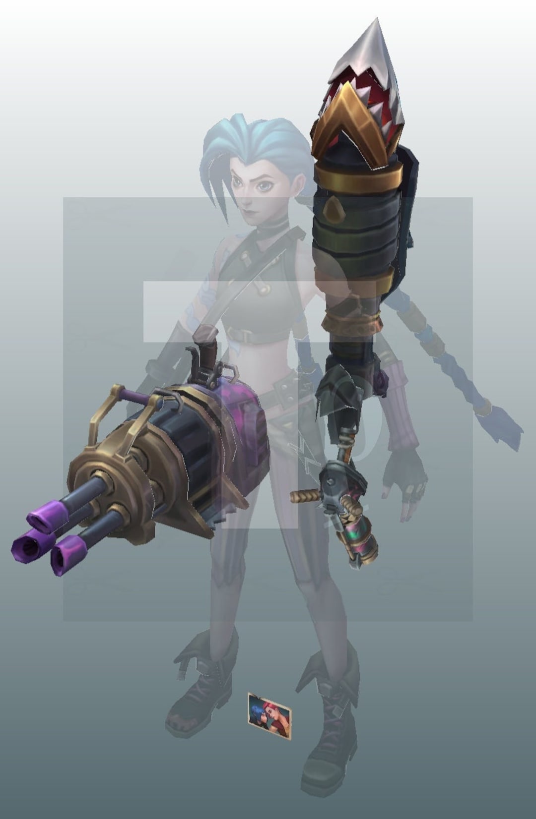 Arcane Jinx Cosplay Template for Foam/paper (+gratis Grenade) - Etsy