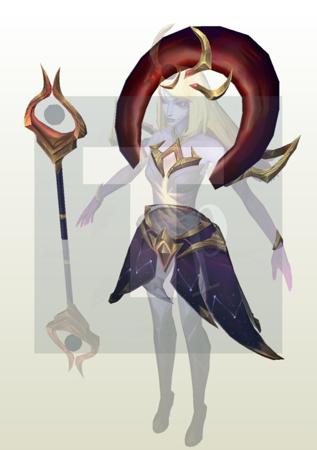Dark Cosmic Lux Cosplay Template for Foam/paper - Etsy