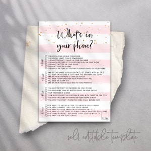 Glitter Gold Birthday Party Games, Who Knows the Birthday Girl Best ...