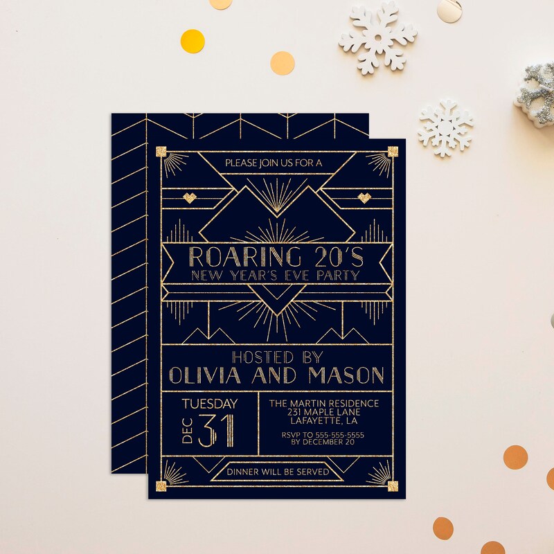 Roaring 20s Invite - Etsy