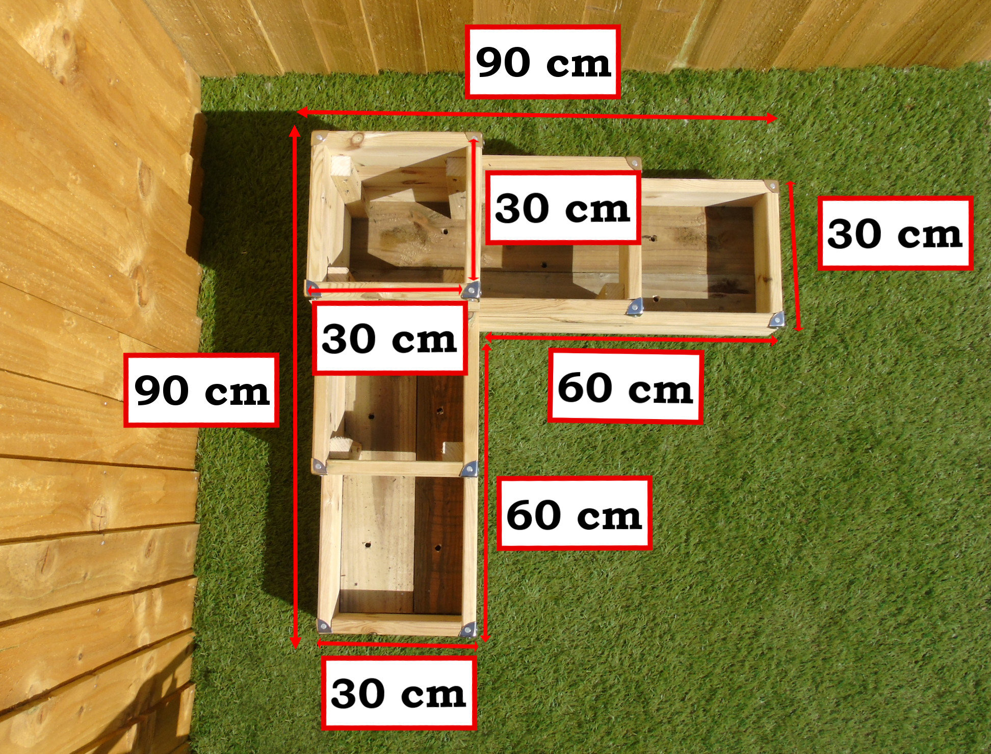 Large 3 Tiered Corner Garden Level Steps Wooden Decking Patio - Etsy