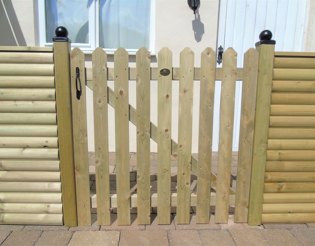 Wicket Picket Garden Wood Timber 91.5cm 3ft Gate Treated - Etsy