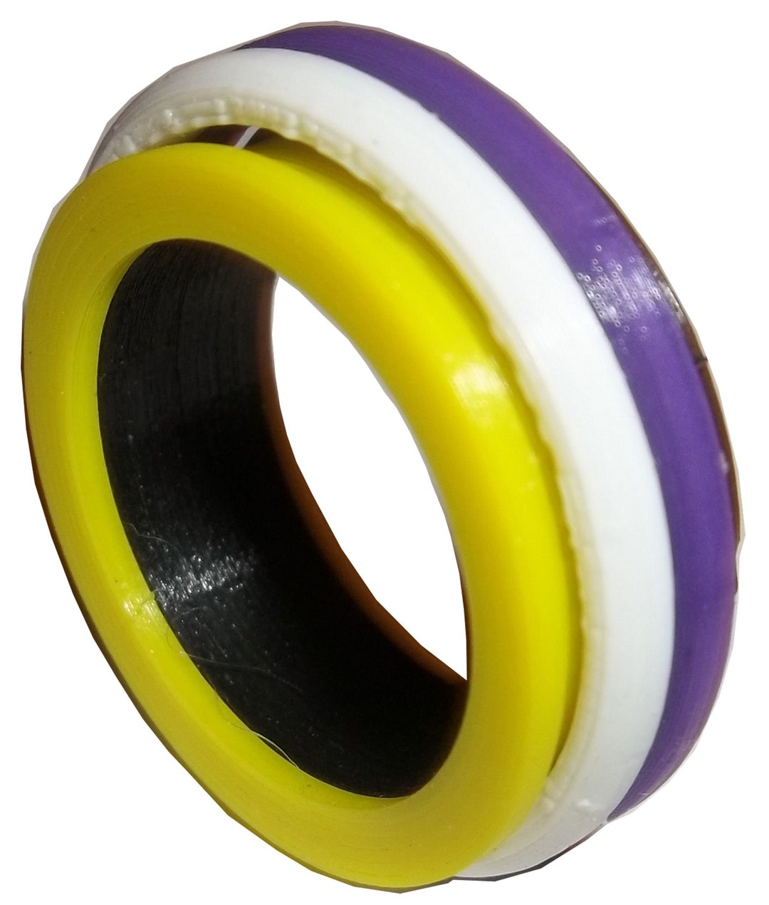Nonbinary Pride Anti-anxiety and Stress Relief Fidget Spinner Ring - Etsy
