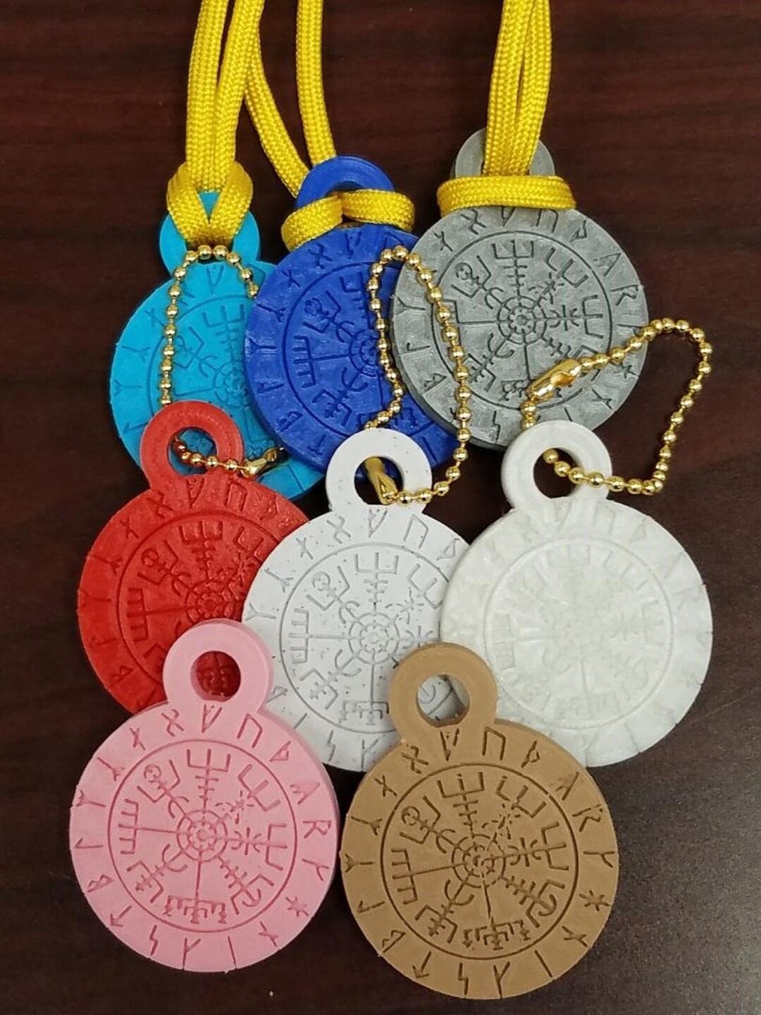 Goings Innovations 3D Printed Norse Rune Circle Pendent/key Chain/tag ...