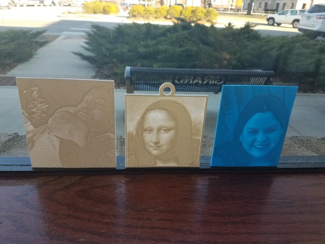 Custom 3D Printed Lithophane Portraits - Etsy
