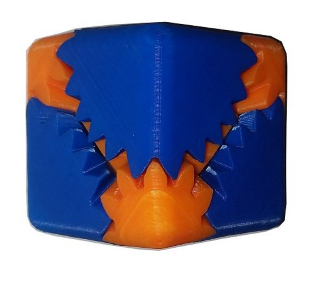 Gear Cube 3d Printed Fidget Gear Cube Stress Relief Desk Toy Goings ...
