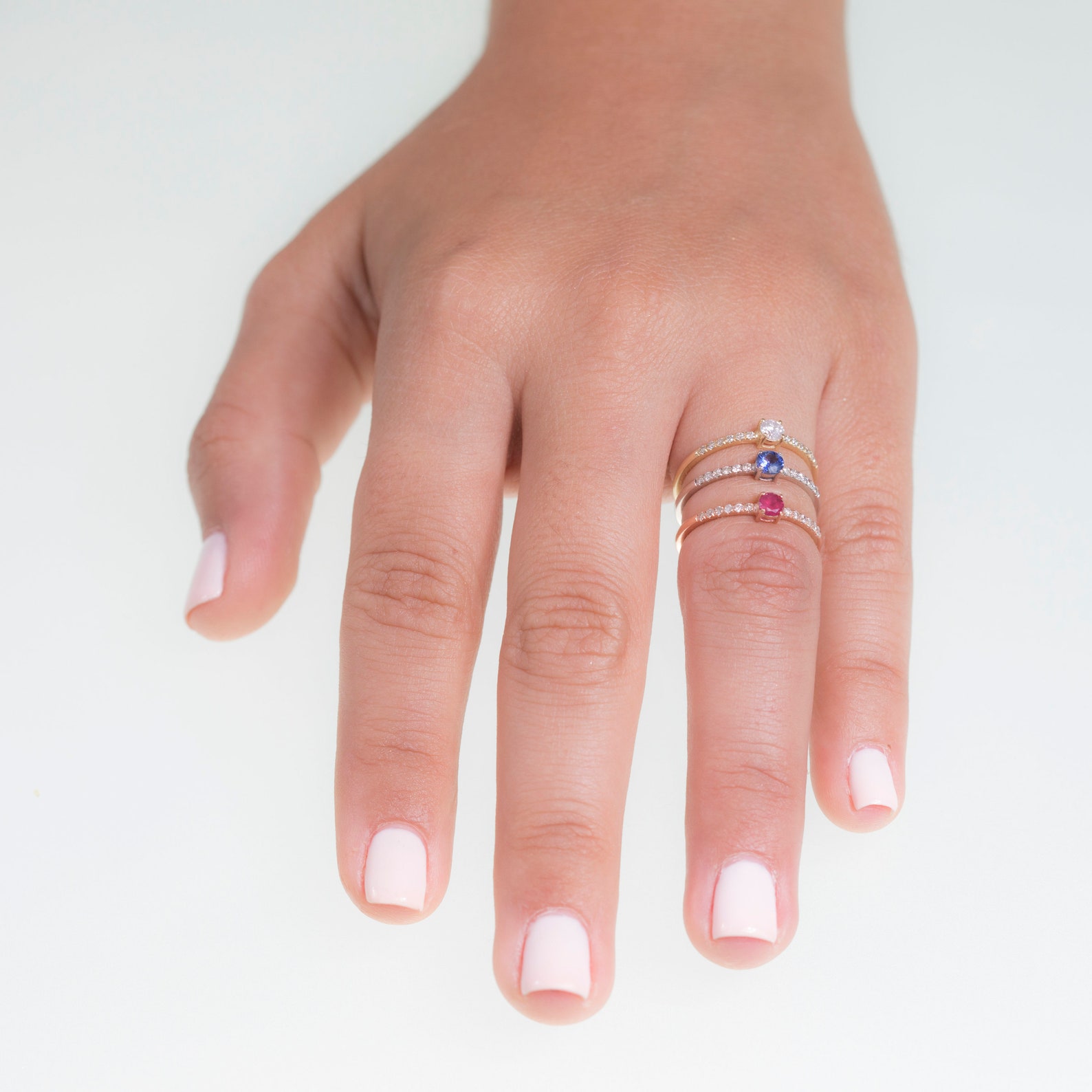 Dainty Engagement Ring Diamond Diamond Wedding Ring 14k - Etsy