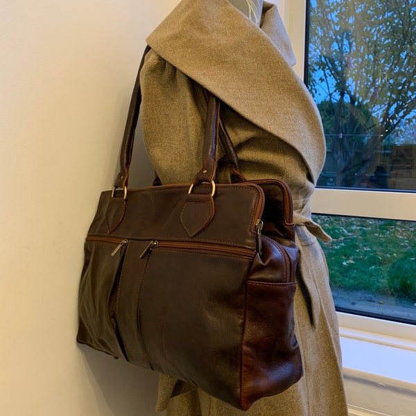 Brown Handbag - Etsy
