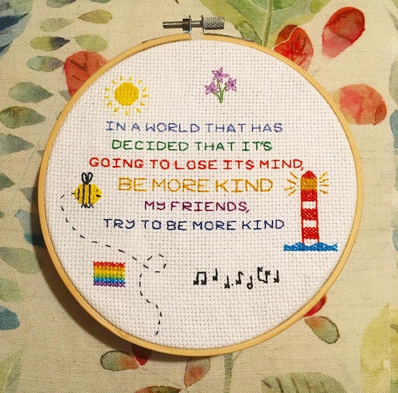 Personalised Song Lyric or Poetry Embroidery Hoop Gift | Etsy
