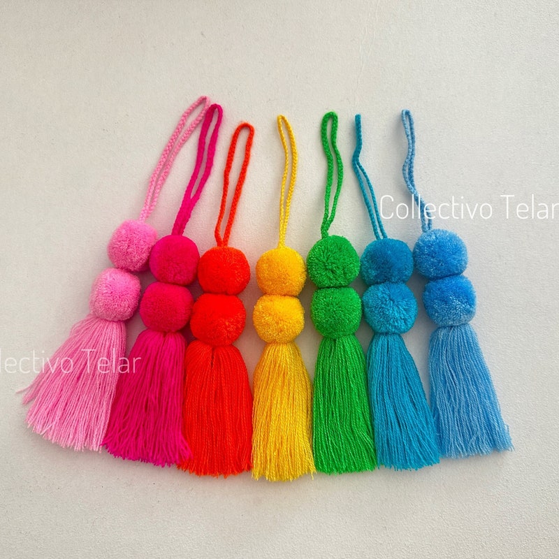 Pom Pom Tassel - Etsy