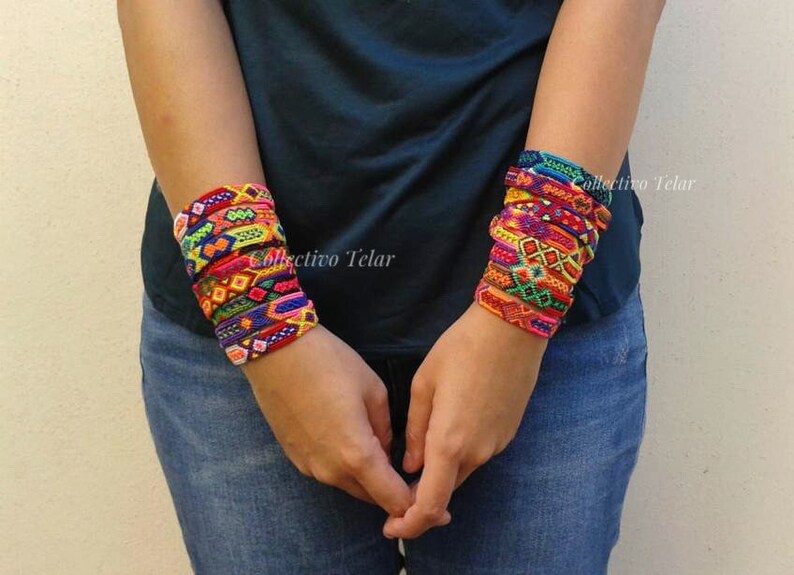 Mexico friendship bracelet ASSORTED bracelet set macrame - Etsy España