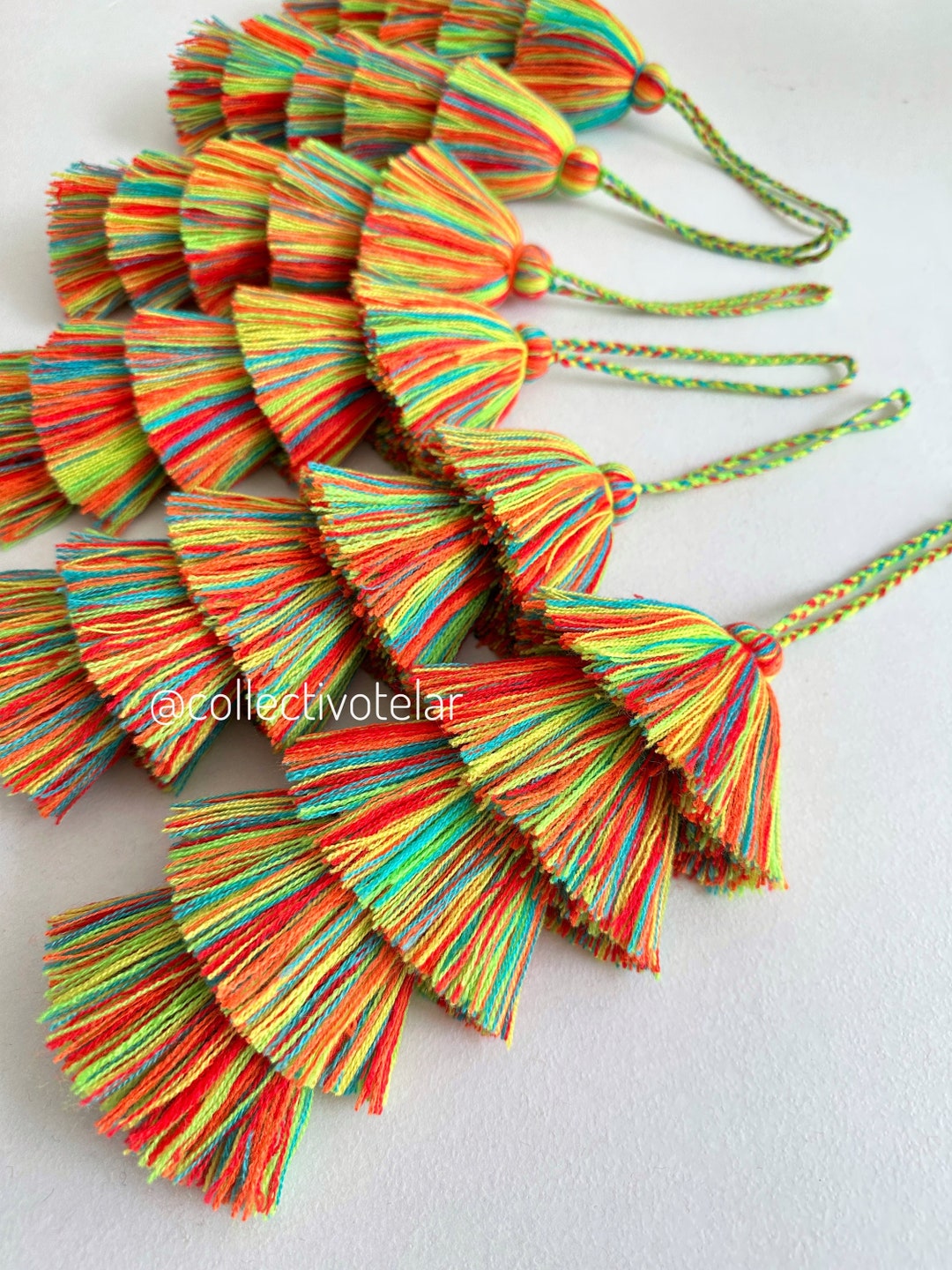 Tassel Bag Charm, Mexico Tassel Keychain, Beach Bag Tassel, Gifts for ...