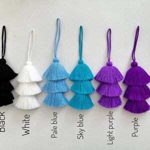 Pom Tassel Bag Charm, Mexico Tassel for Handbag, Pom Tassel for Purses ...