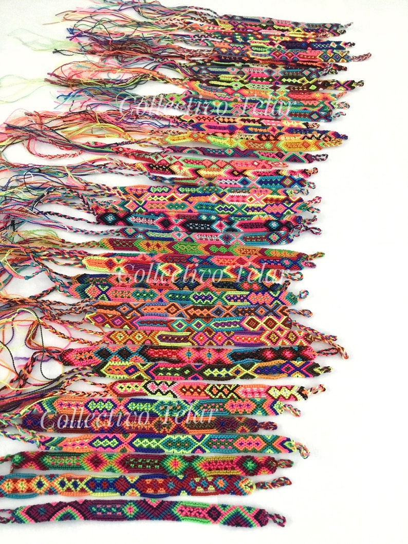 Mexico friendship bracelet ASSORTED bracelet set macrame | Etsy