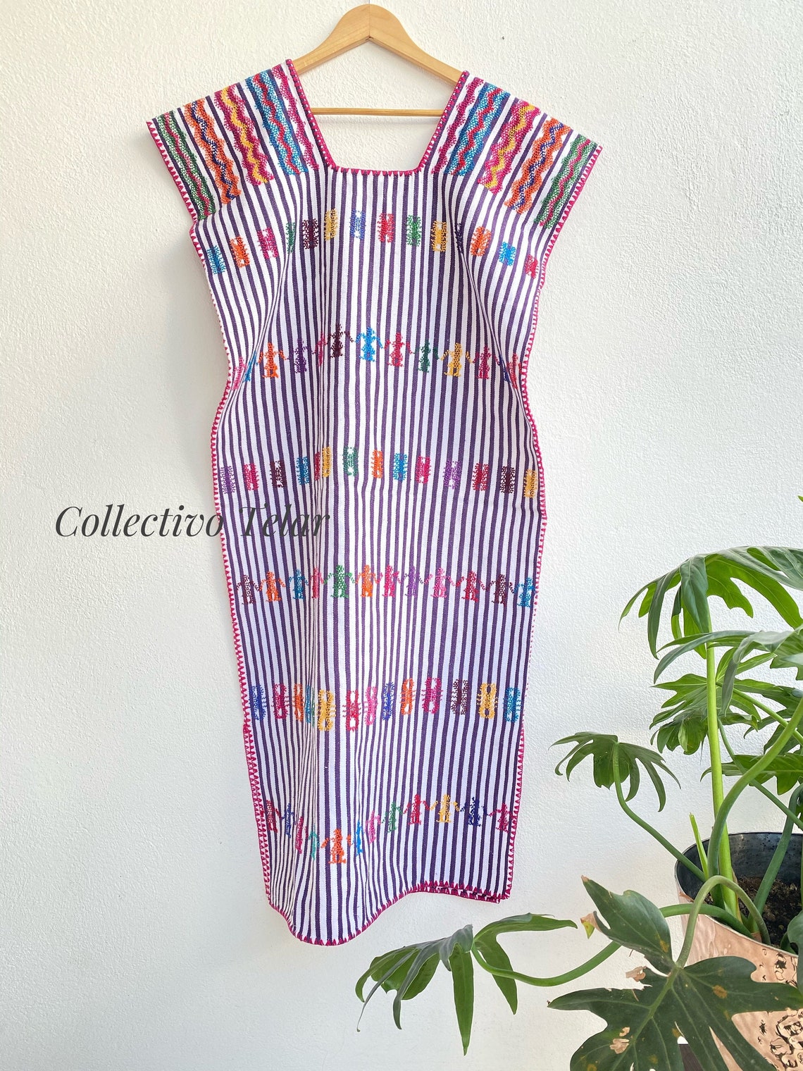 Hand Woven Mexican Dress Woven Mexico Huipil Mexican Tunic | Etsy