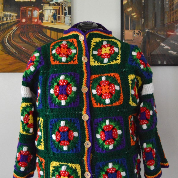 Psychedelic Sweater - Etsy