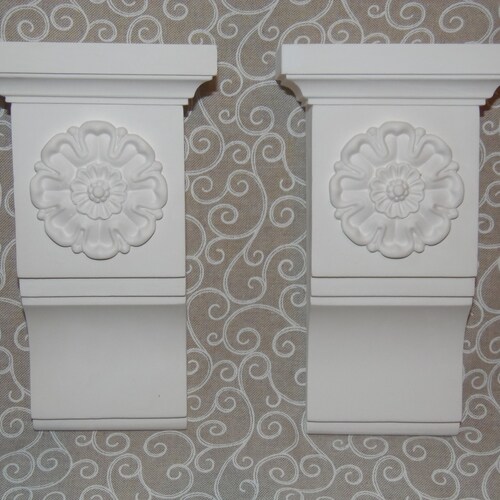 A Pair of Medium Size Victorian Classic Design Plaster Corbels - Etsy UK