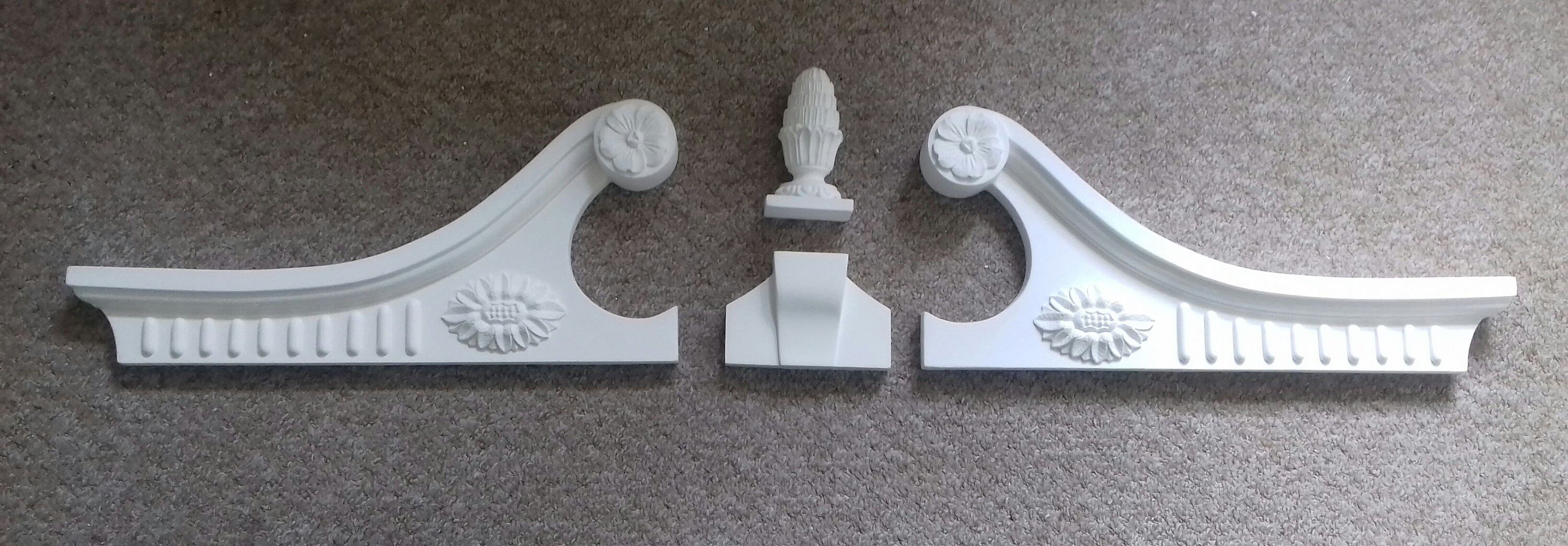 A Large Traditional Design Door / Window Pediment Frame | Etsy UK