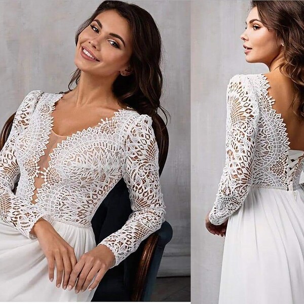 Open Back Lace - Etsy